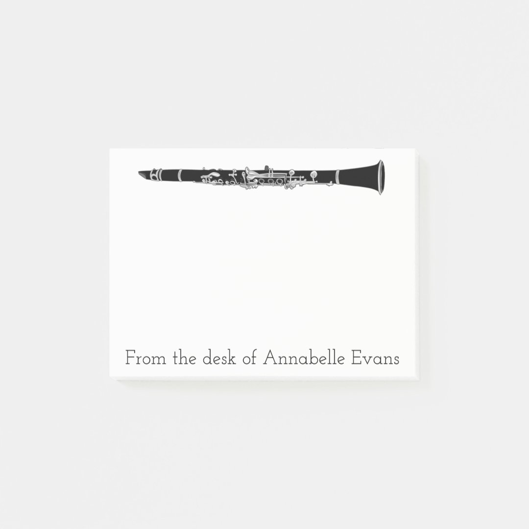 Clarinet Post-it Notes | Zazzle