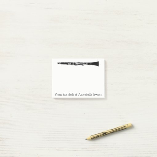 Clarinet Post-it Notes | Zazzle