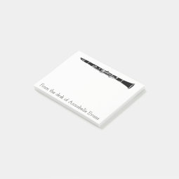 Clarinet Post-it Notes | Zazzle