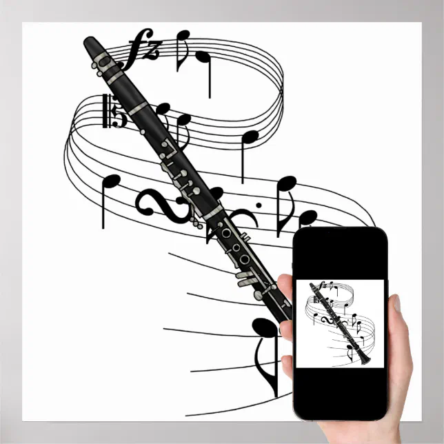 Clarinet Poster | Zazzle