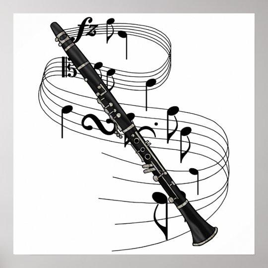 Clarinet Poster | Zazzle.com