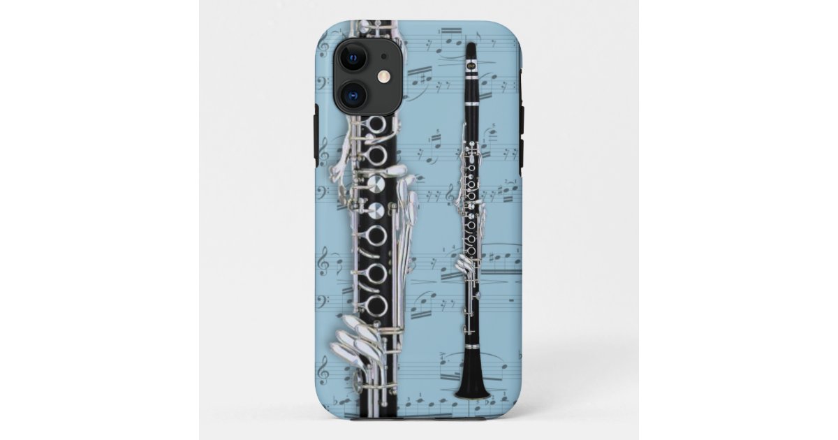 Clarinet & sheet music phone case. Pick color Case-Mate iPhone Case ...