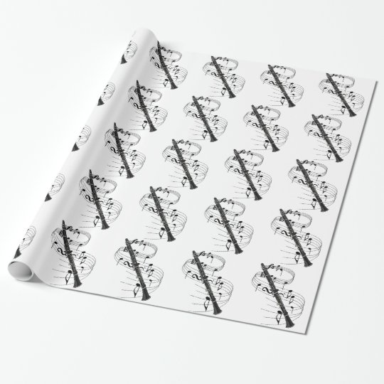 Clarinet Wrapping Paper | Zazzle.com