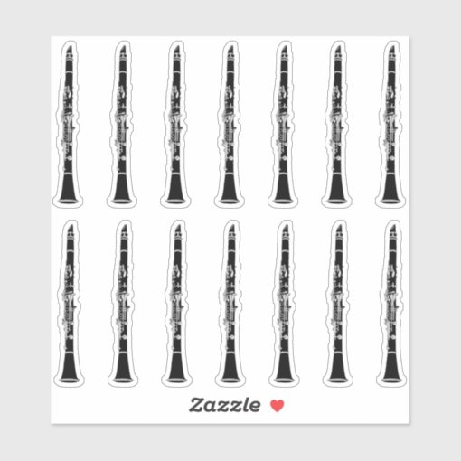 Clarinets Sticker | Zazzle