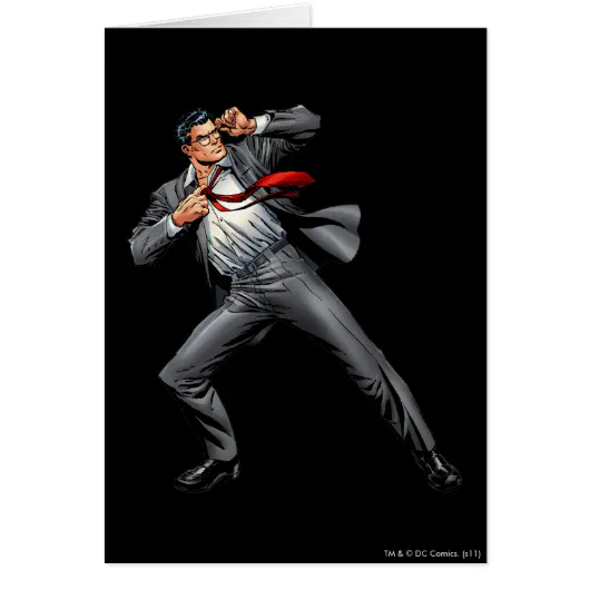 Clark changes into Superman | Zazzle
