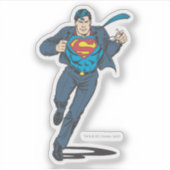 Clark Kent In Superman Suit Sticker | Zazzle