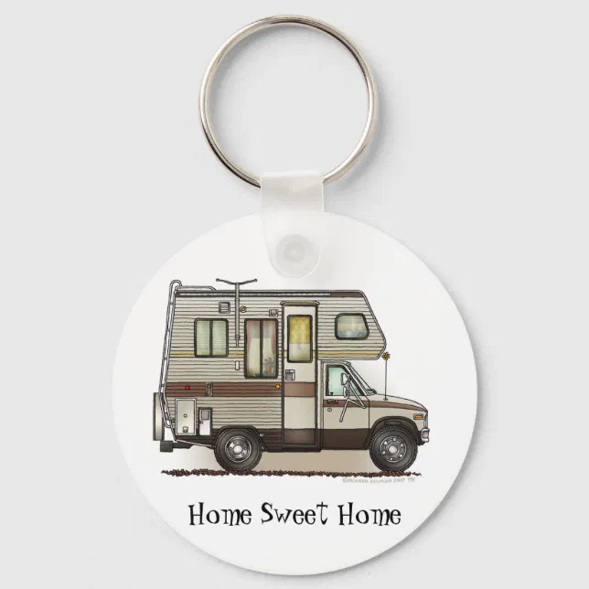 Class C Camper RV Key Chains HSH | Zazzle