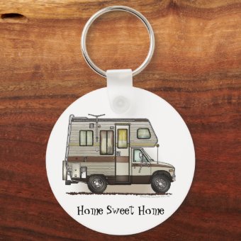 Class C Camper RV Key Chains HSH | Zazzle