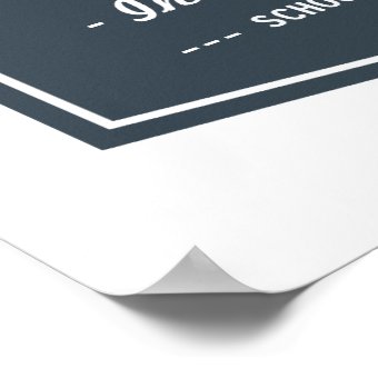 Class - Charcoal Vintage Poster | Zazzle