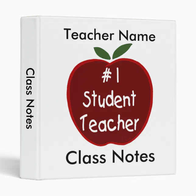 Class Notes for Student Teacher Binder | Zazzle