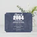Class of 2004 20 Year High School Reunion Wide Invitation | Zazzle