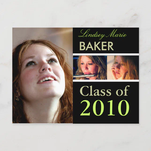 Class of 2011 Graduation Invitation Postcards | Zazzle