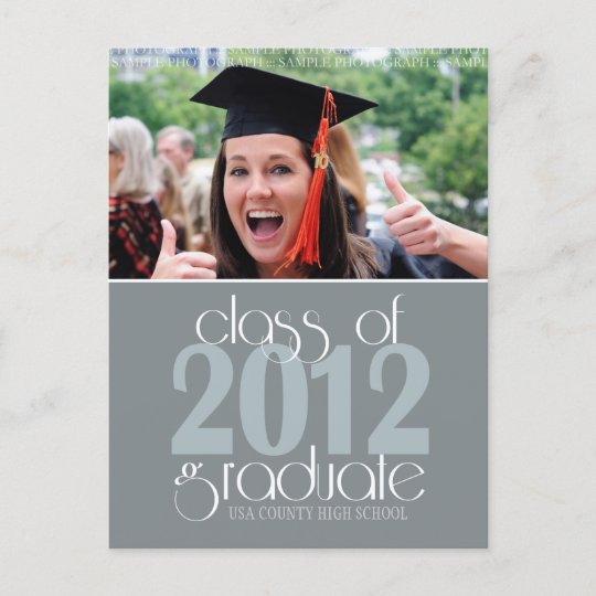 Class of 2012 Graduation Announcement Postcard | Zazzle.com