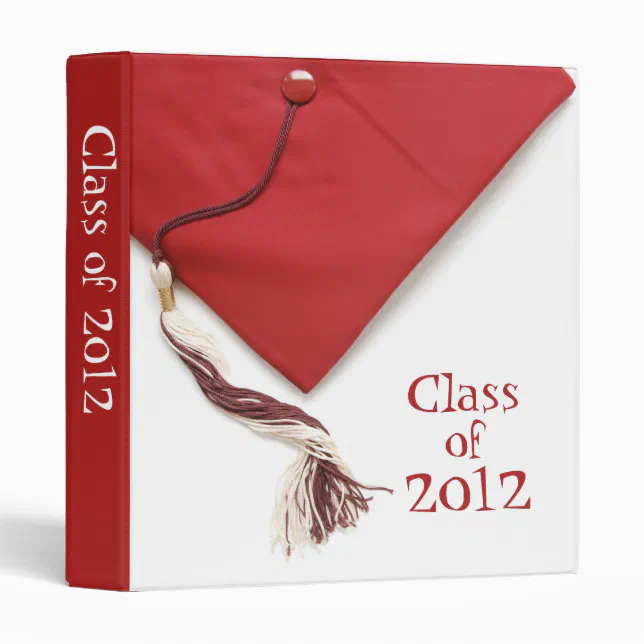 Class of 2012 Graduation Cap 1" Photo Album Binder | Zazzle