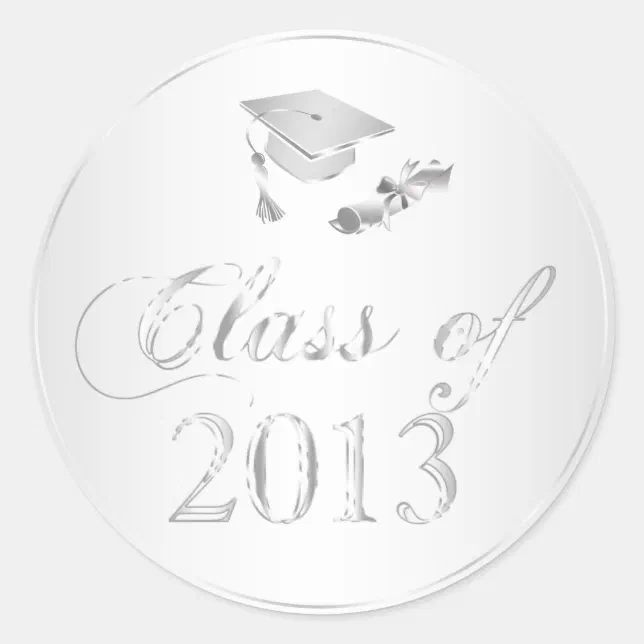 Class of 2013 Graduation Cap & Diploma Seals | Zazzle