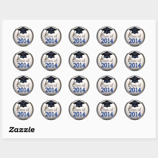 Class Of 2014 Graduation Stickers | Zazzle