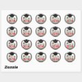 Class Of 2016 Red & Silver Graduation Stickers | Zazzle