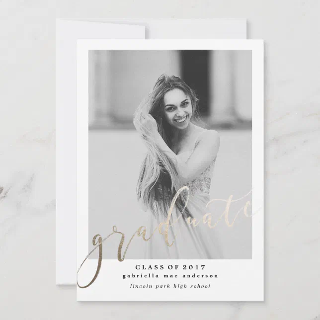 CLASS OF 2017 GRADUATION Graduation Invitation | Zazzle