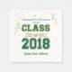 Class of 2018 Grad Party Green and Yellow Napkins | Zazzle