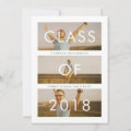 Class of 2018 | Three Photo Graduation Party Invitation | Zazzle