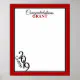 Class of 2019 Graduation Autograph Keepsake Red Poster | Zazzle