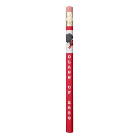 Class of 2020 by Janz Graduation Day Red Pencil | Zazzle