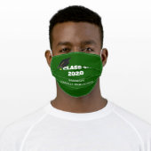 Class of 2020 Custom Graduation Green Adult Cloth Face Mask | Zazzle