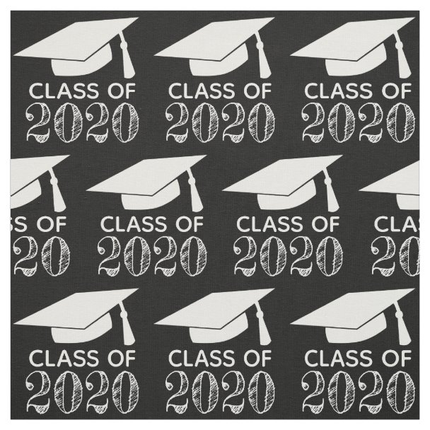 Class of 2020 Graduation Cap Diploma Fabric | Zazzle