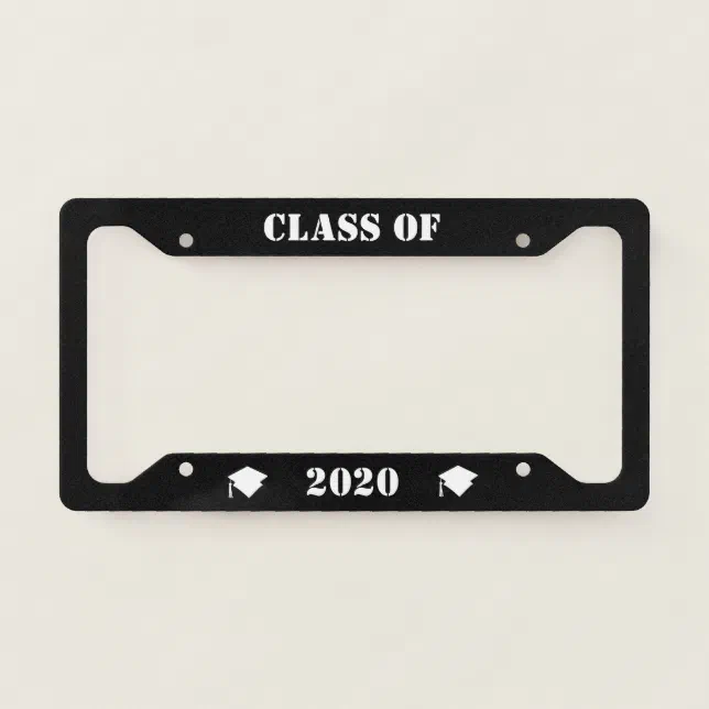 Class Of 2020 Graduation License Frame | Zazzle