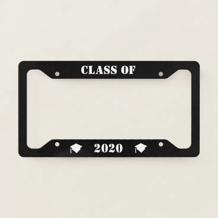 Class Of 2020 Graduation License Frame | Zazzle