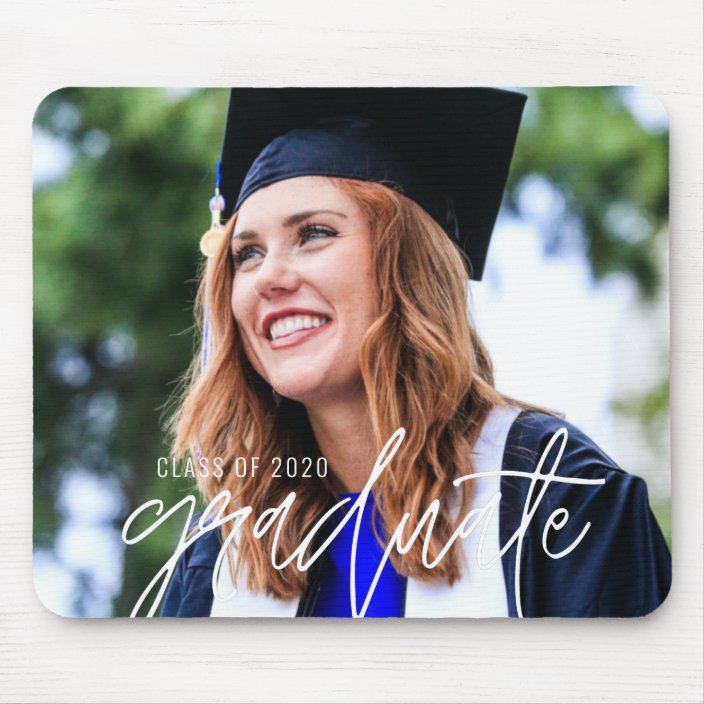 Class of 2020 Graduation Photo Mouse Pad | Zazzle.com