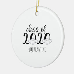 Class of 2020 Ornament - Facemask | Zazzle