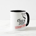 Class of 2020, quarantined graduation cap tassel mug | Zazzle