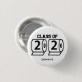 Class of 2020 Toilet Paper Custom Name Graduation Button | Zazzle