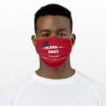 Class of 2021 Custom Graduation Red Adult Cloth Face Mask | Zazzle