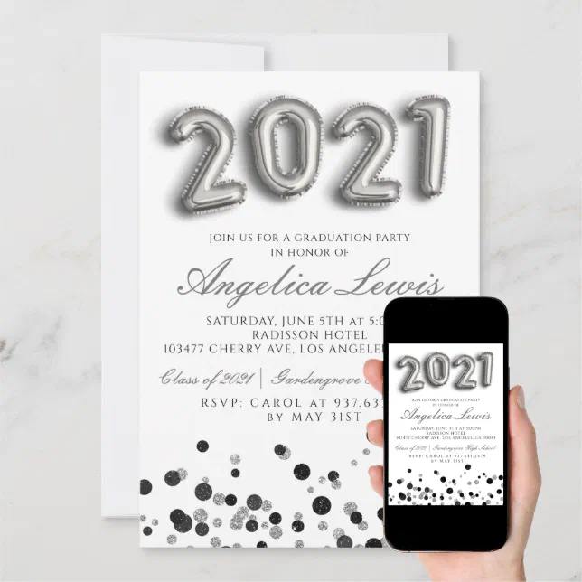 Class of 2021 Graduation Party Invitation | Zazzle