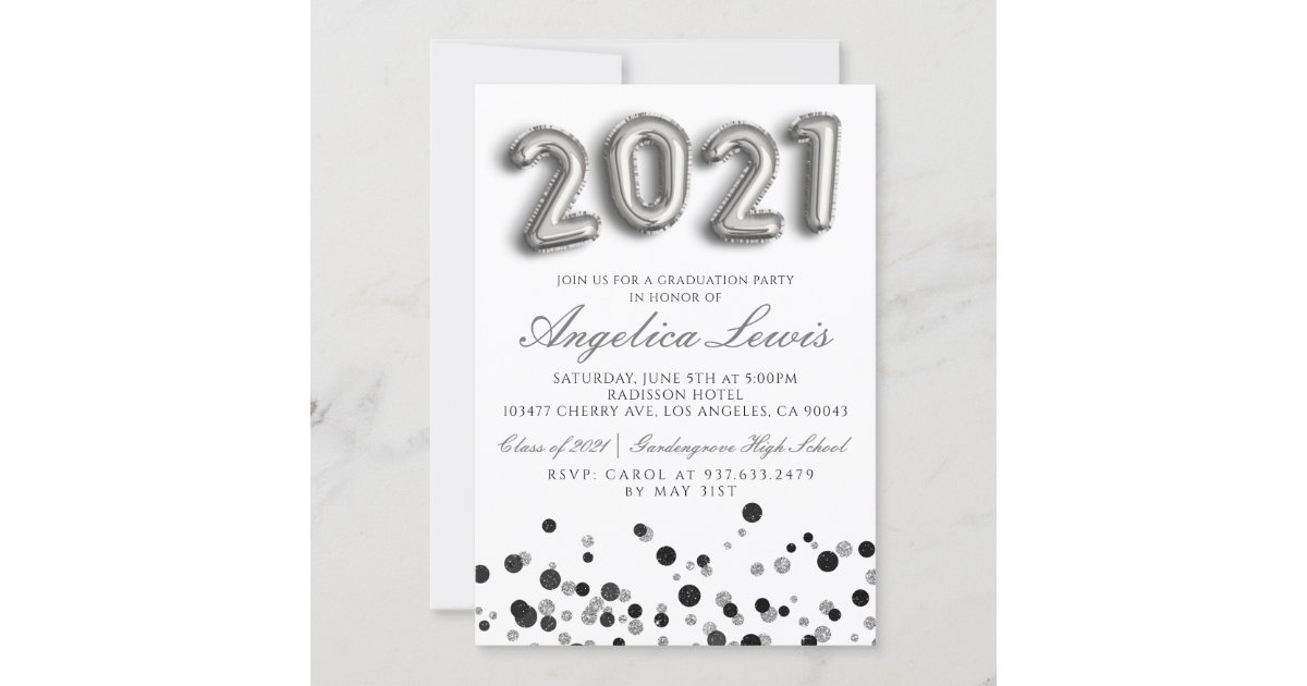 Class of 2021 Graduation Party Invitation | Zazzle
