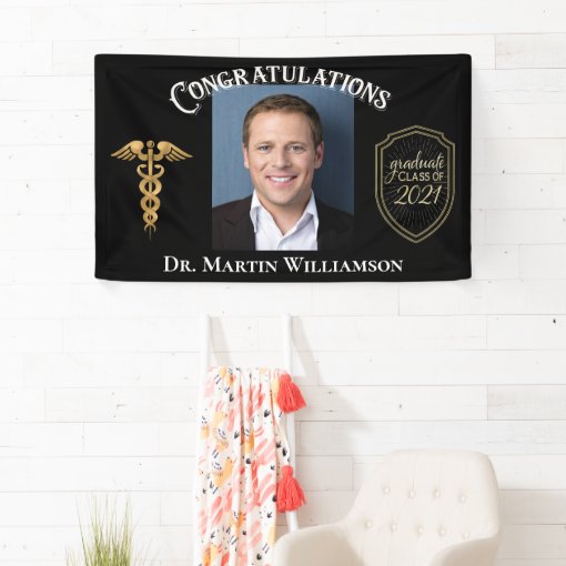 Class of 2021 Medical School Doctor Graduation Banner | Zazzle