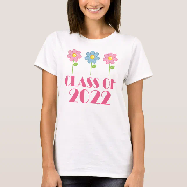 Class of 2022 Girls Graduation Gift T-Shirt | Zazzle