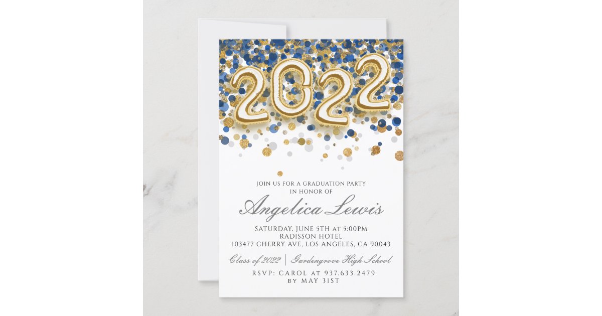 Class of 2022 Graduation Party Invitation | Zazzle