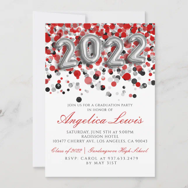 Class of 2022 Graduation Party Invitation | Zazzle