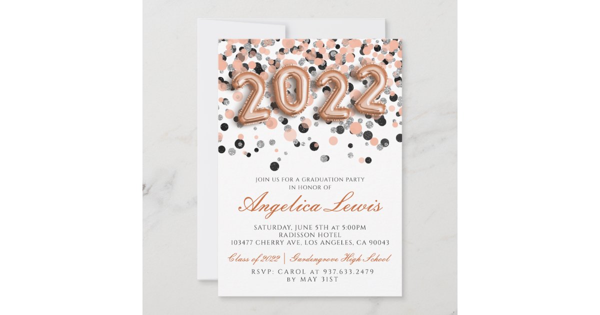 Class of 2022 Graduation Party Invitation | Zazzle