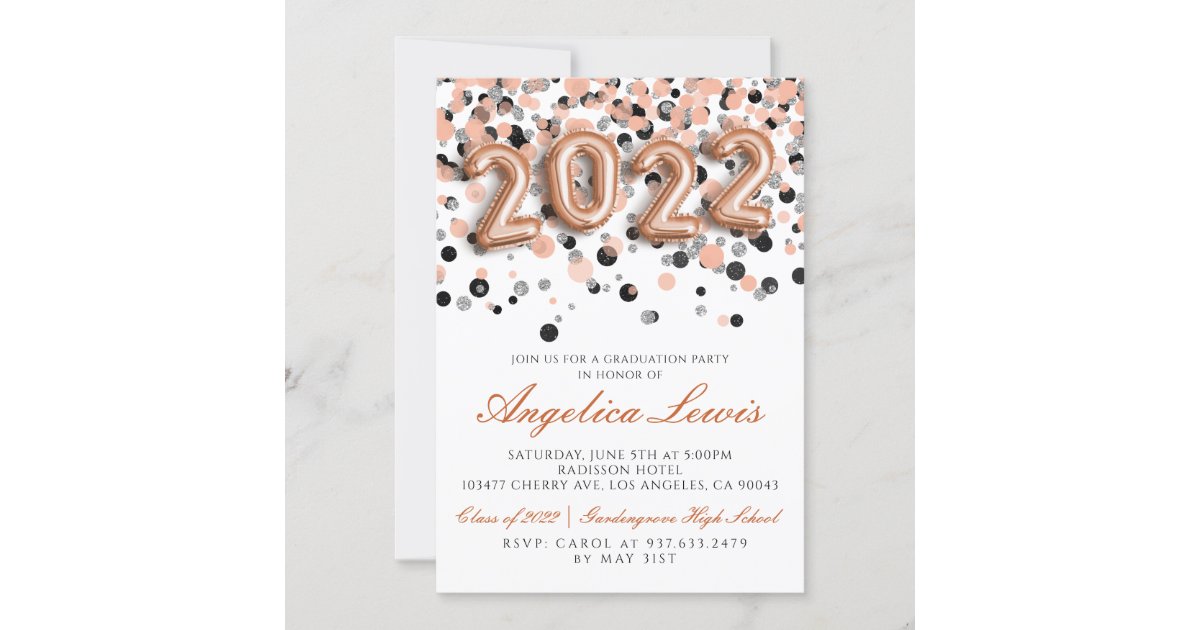 Class of 2022 Graduation Party Invitation | Zazzle