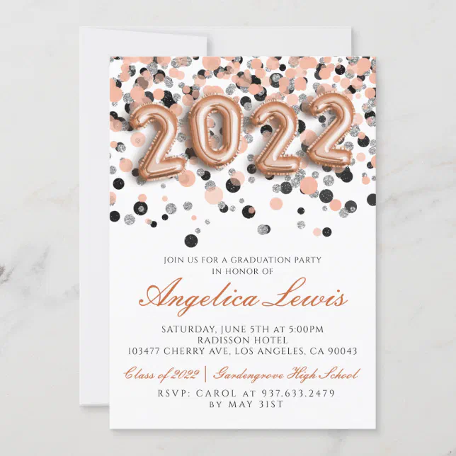 Class of 2022 Graduation Party Invitation | Zazzle