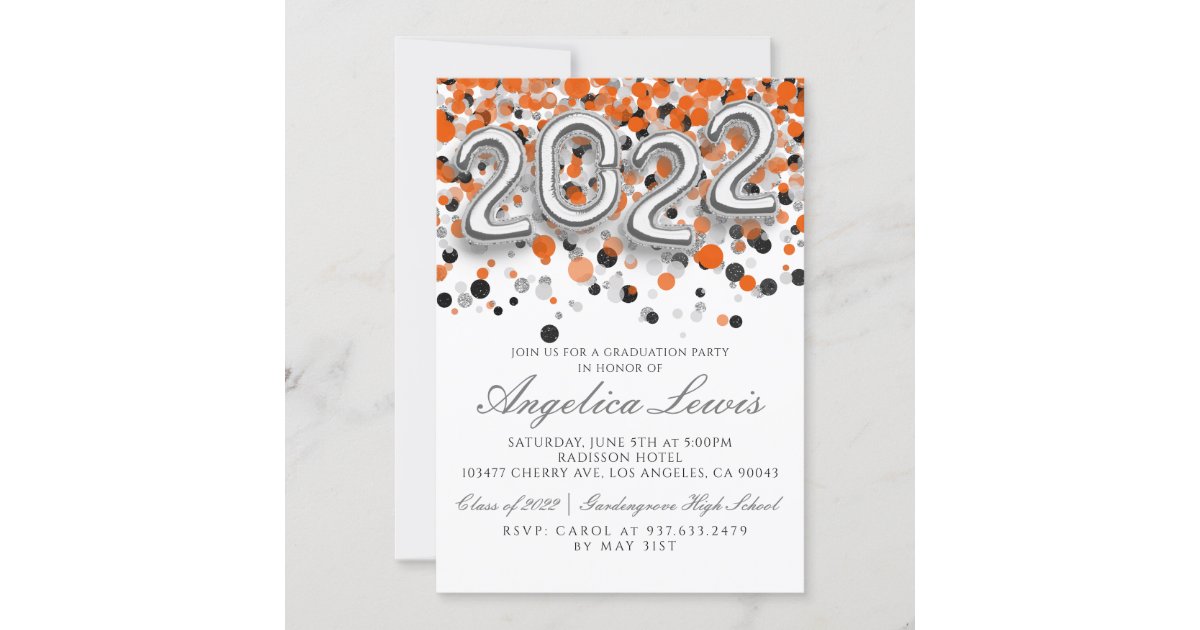 Class of 2022 Graduation Party Invitation | Zazzle