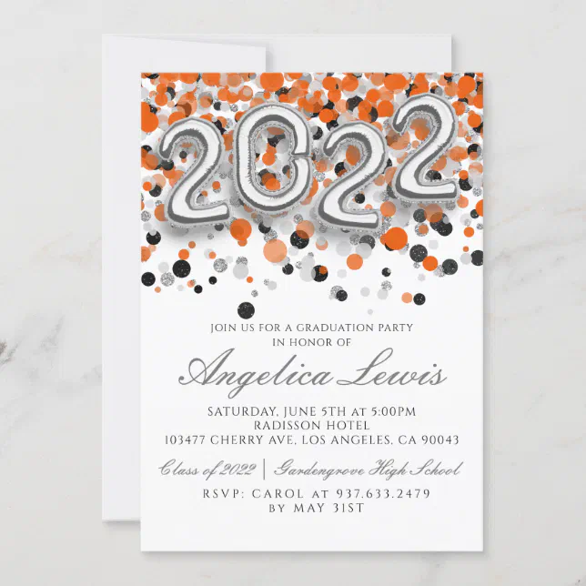 Class of 2022 Graduation Party Invitation | Zazzle