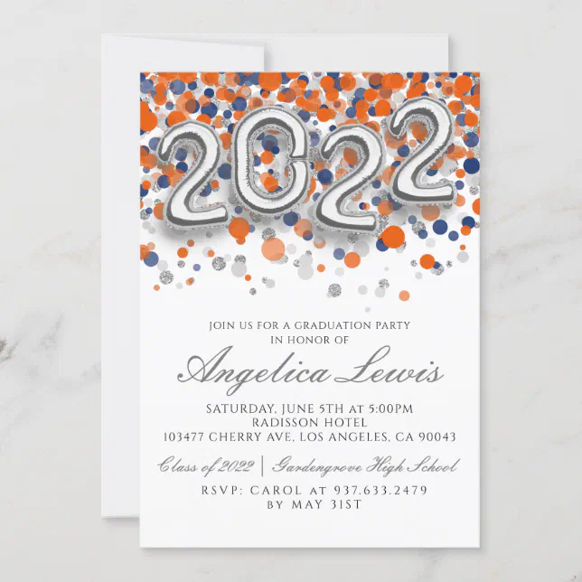 Class of 2022 Graduation Party Invitation | Zazzle
