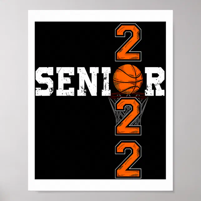 Class Of 2022 Senior Night Basketball Poster | Zazzle