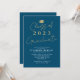 Class of 2023 Blue Gold Graduate Graduation Party Invitation | Zazzle