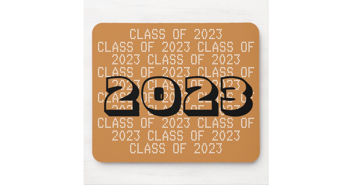 Class of 2023 Gold Mousepad by Janz | Zazzle